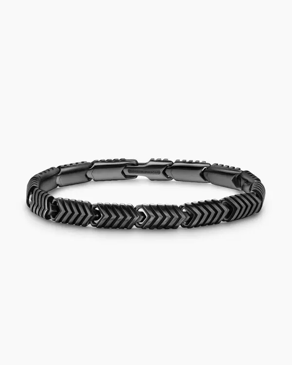 David Yurman Chevron Link Bracelet - Black Titanium