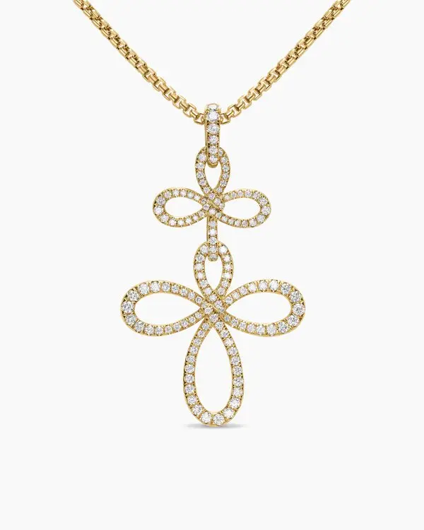 David Yurman Wisteria® Pendant Necklace With Diamonds - Diamond
