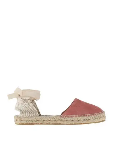 Manebí Lilac Leather Espadrilles - Pink