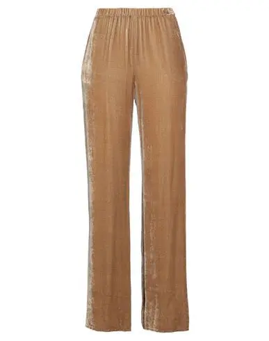 Antonelli Firenze Wide-leg Velvet Pants - Beige