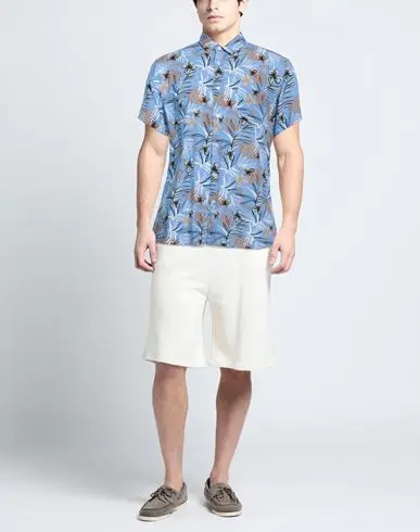 DANIELE ALESSANDRINI Shirt Size Viscose - Blue