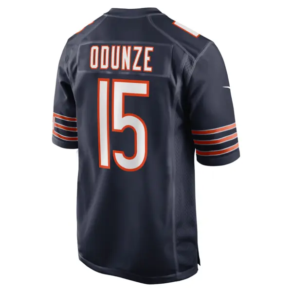 Nike Rome Odunze Chicago Bears Nfl Game Jersey - Blue