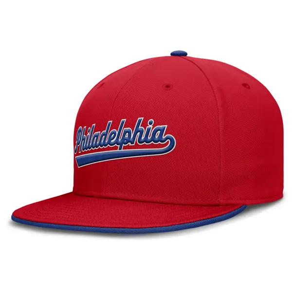 Nike Philadelphia Phillies True Dri-Fit Mlb Fitted Cap Red