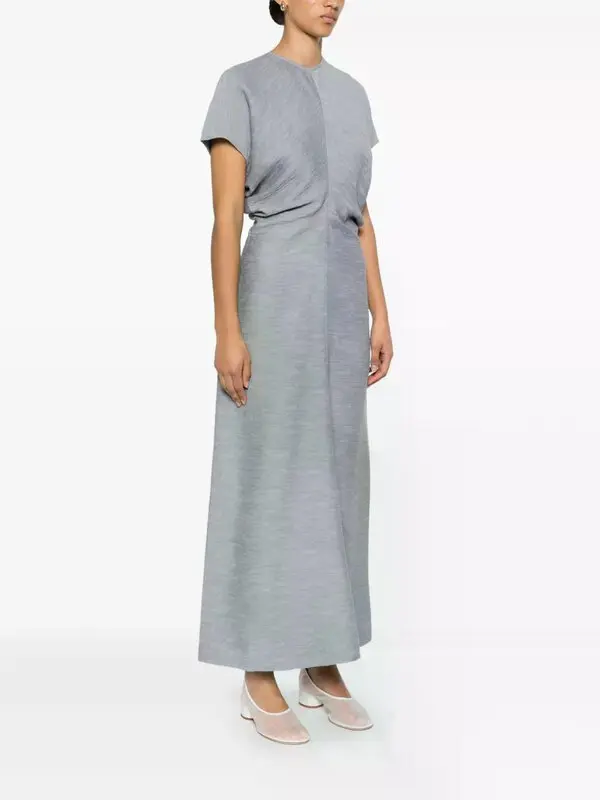 TOTEME Slouch-waist Crinkled Maxi Dress