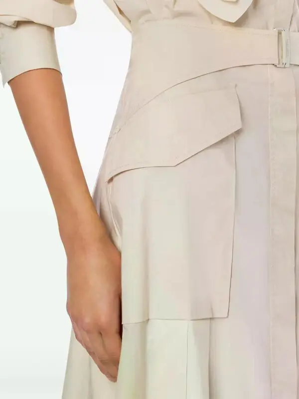 Alberta Ferretti Belted Midi Skirt