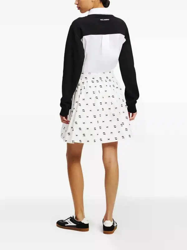 Karl Lagerfeld Ikon Printed Skirt