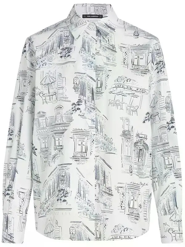Karl Lagerfeld X Jorge Parra Printed Shirt