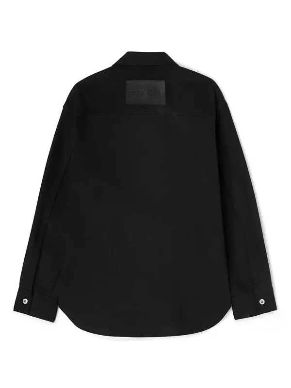 JIL SANDER Logo-patch Denim Shirt