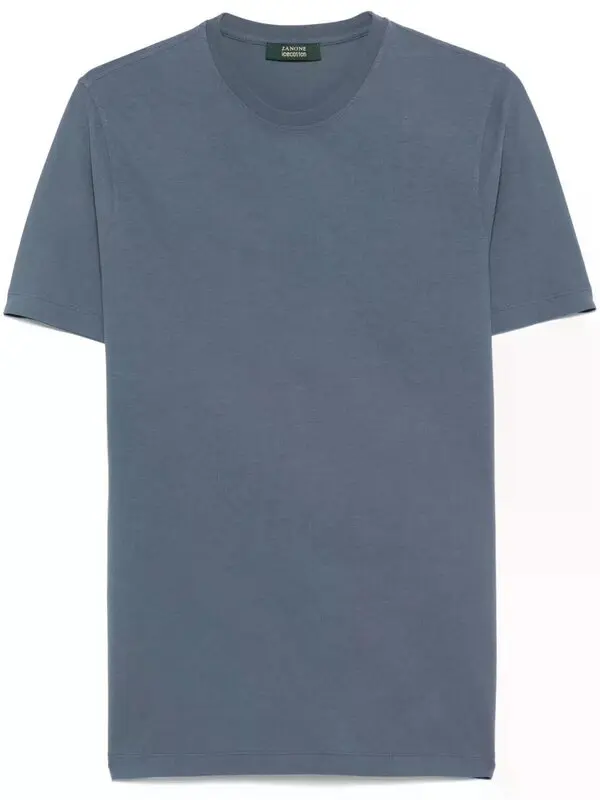 ZANONE Organic-cotton T-shirt - Blue