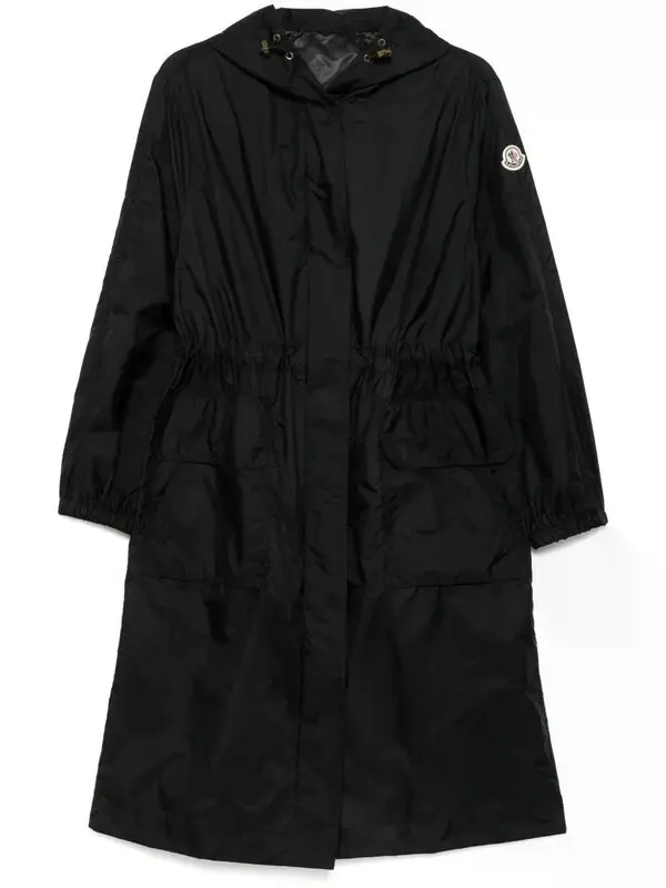 Moncler Hiengos Hooded Coat - Black