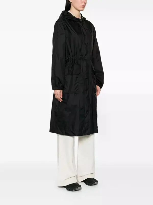 Moncler Hiengos Hooded Coat - Black