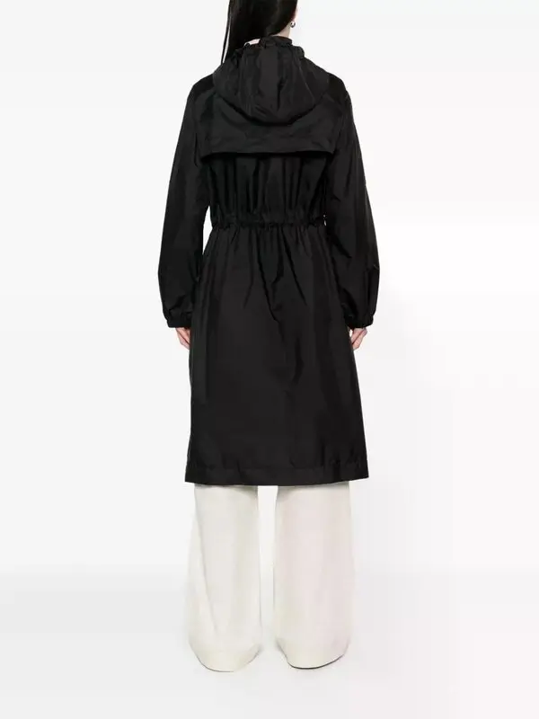 Moncler Hiengos Hooded Coat - Black