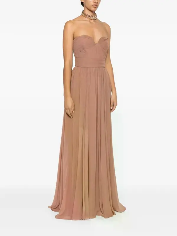Elie Saab Silk Halterneck Gown