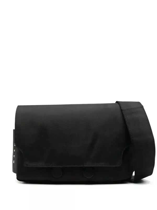 Marni Logo-tag Belt Bag - Black