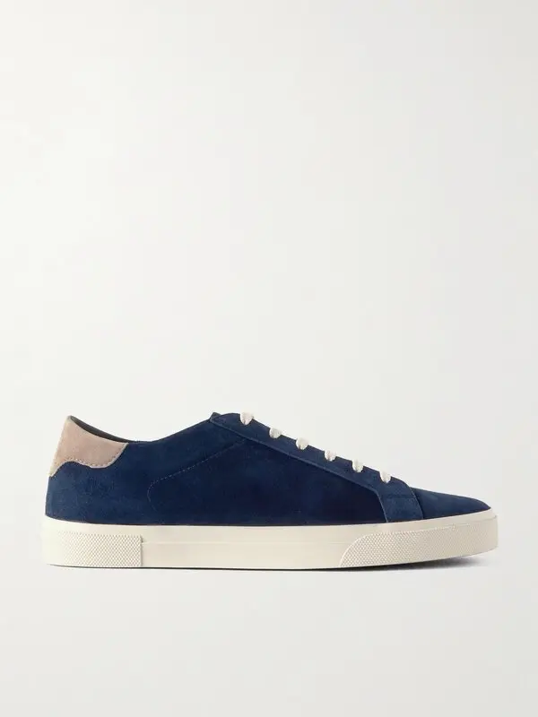 Brunello Cucinelli Vulky Suede Sneakers - Blue