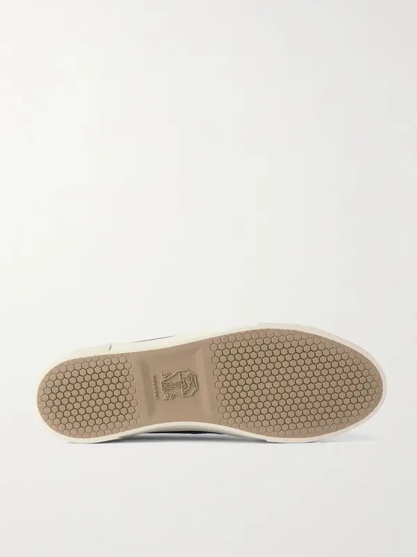 Brunello Cucinelli Vulky Suede Sneakers - Blue