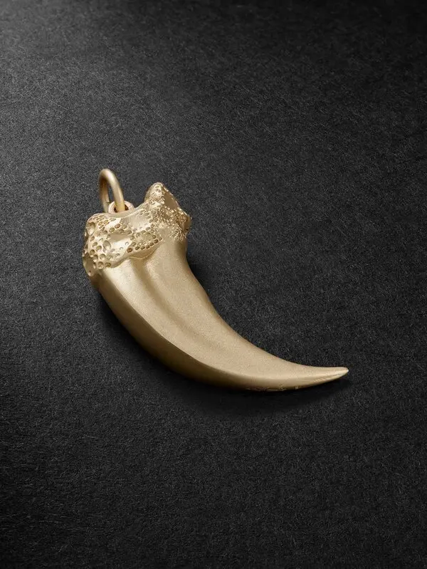 Jacquie Aiche 14-karat Claw Pendant - Gold