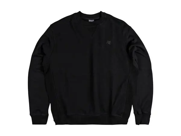 NEW BALANCE Athletics French Terry Crew Sweatshirt - Black