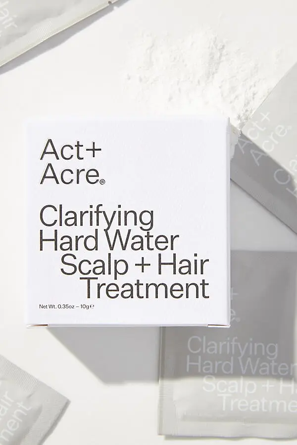ACT+ACRE Clarifyg Hard Water Scalp + Hair Treatment - White