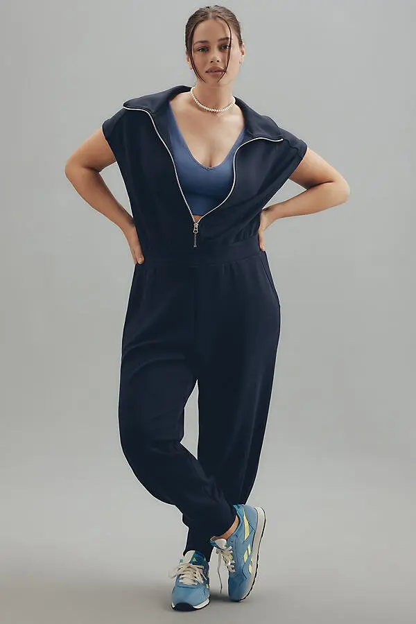 Varley Monica Relaxed Fit Jumpsuit - Navy