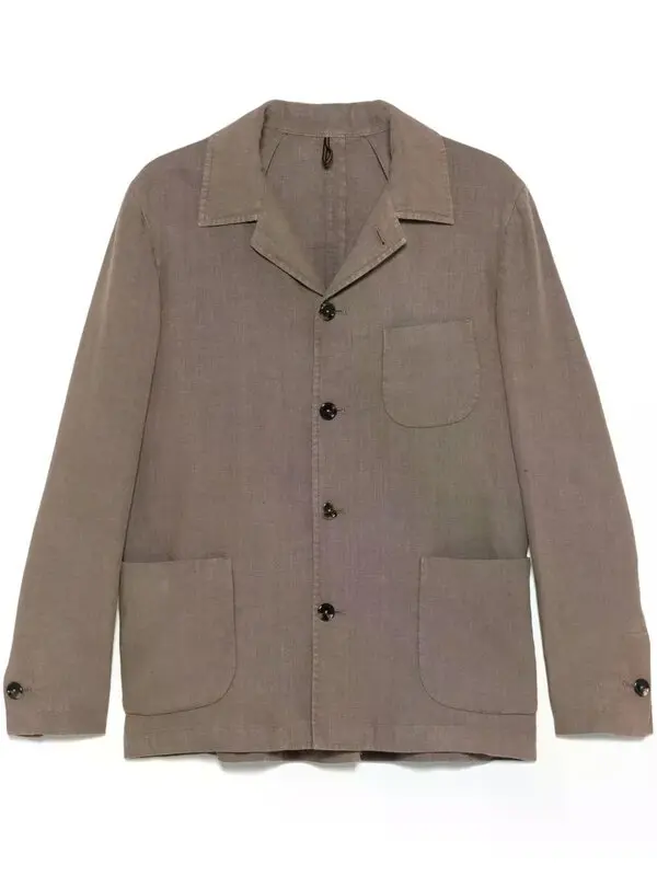 DELL'OGLIO Linen Blazer