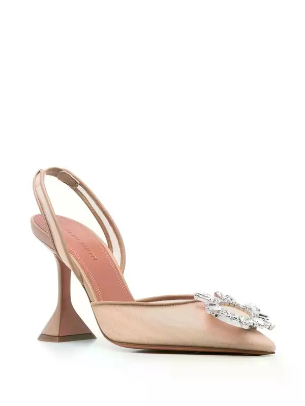 Amina Muaddi 95mm Begum Pumps