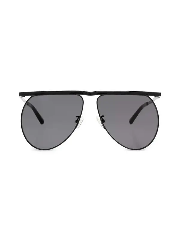 Attico Mina Aviator Sunglasses - Black