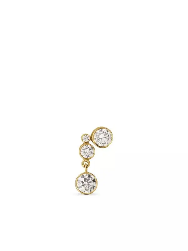 Sophie Bille Brahe 18k Yellow Stella Diamond Dangle Earring - Gold