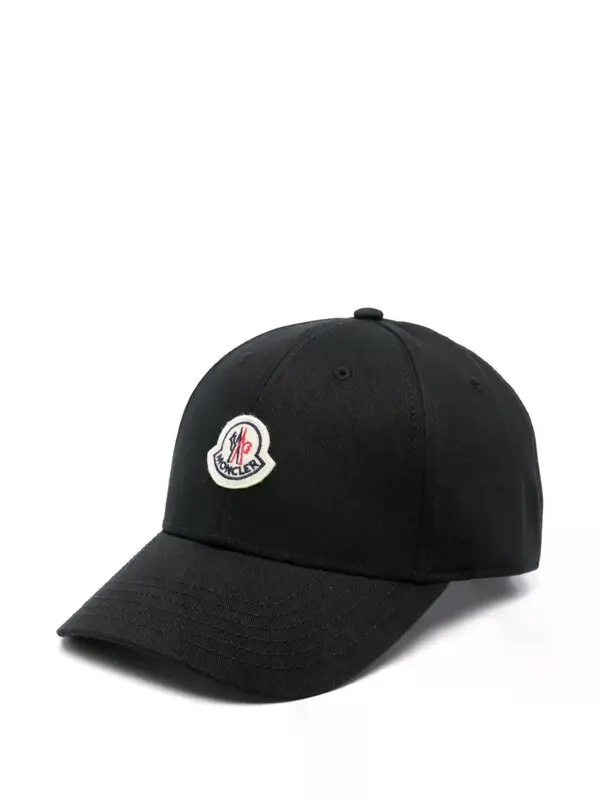 Moncler Logo-patch Cap - Black