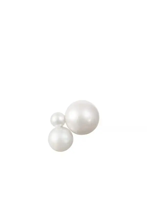 Sophie Bille Brahe Petite Stellari Freshwater Pearl Earring - White