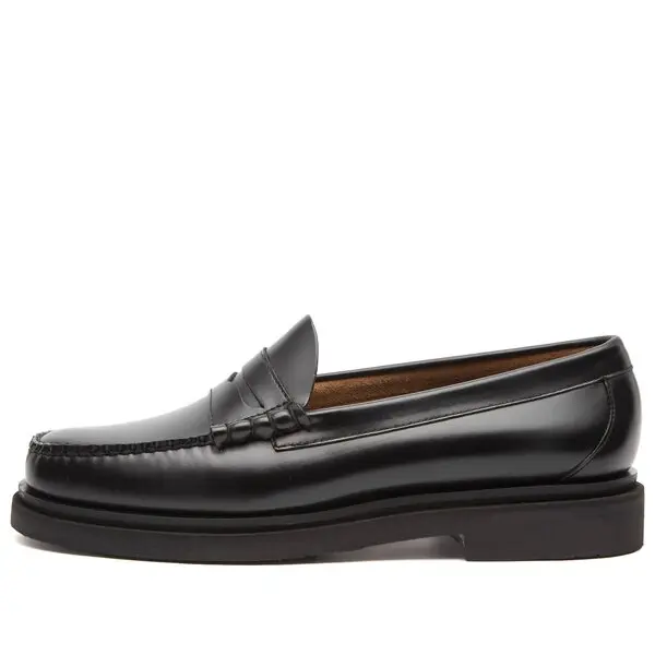 G.H. BASS & CO. Larson Step Loafer - Black Leather