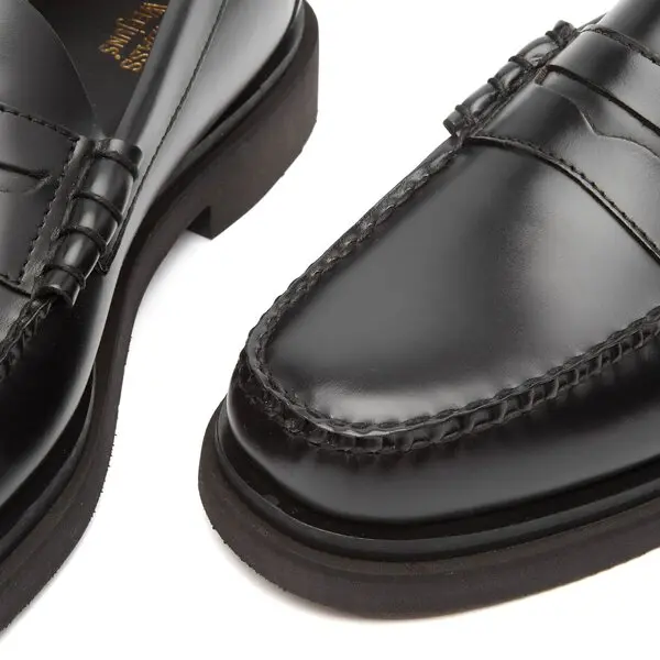 G.H. BASS & CO. Larson Step Loafer - Black Leather