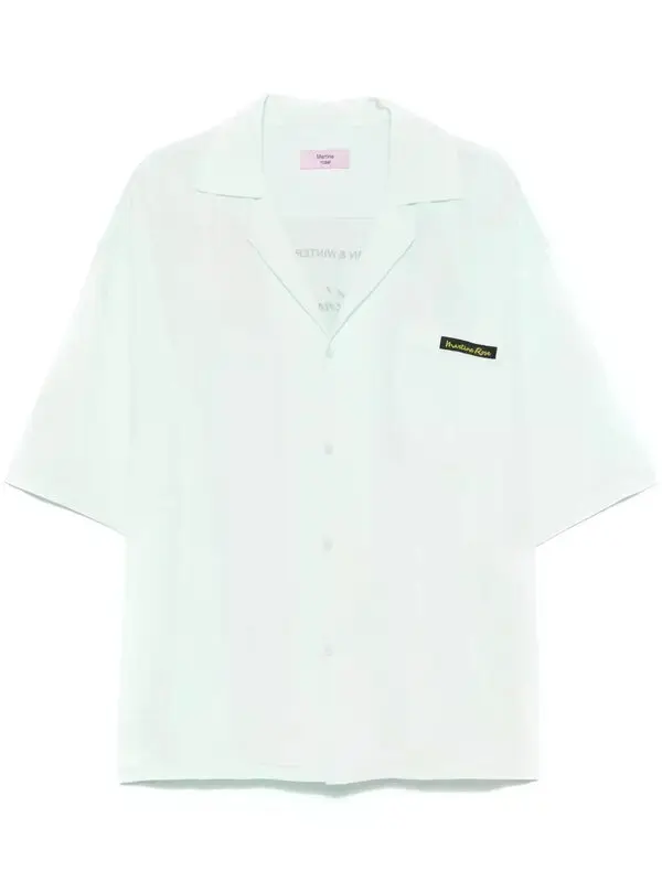 Martine Rose Logo-patch Shirt