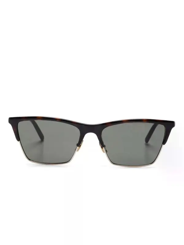 Saint Laurent Square-frame Sunglasses - Brown