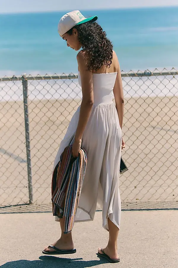 Free People Way Back Convertible One-piece - Tofu