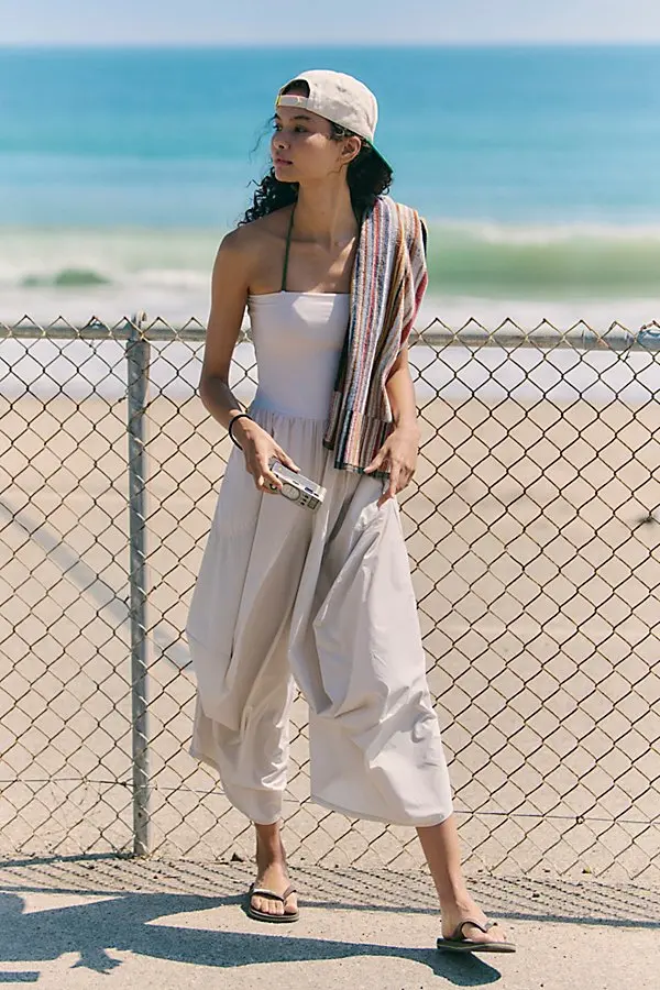 Free People Way Back Convertible One-piece - Tofu