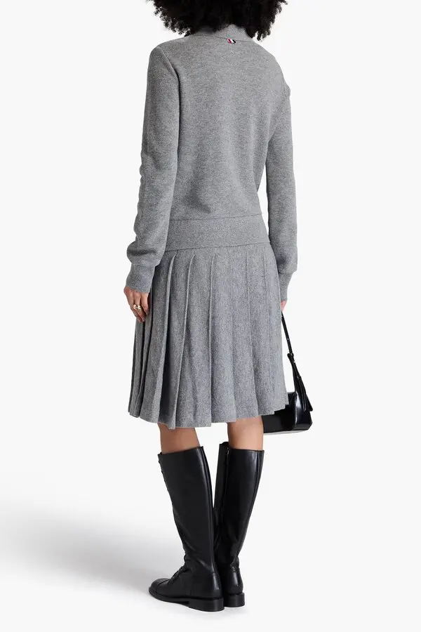 Thom Browne Cashmere Piqué Polo Sweater