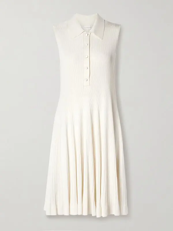 Zimmermann Ribbed-knit Mini Dress
