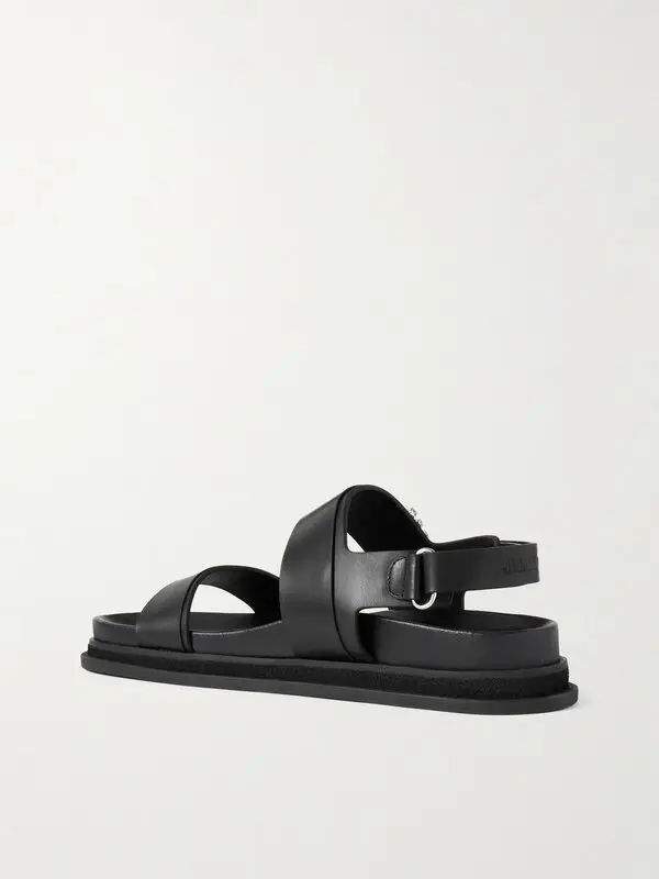 JIMMY CHOO Verity Crystal-embellished Sandals - Black