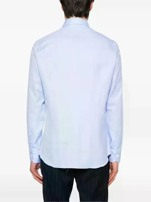 MAZZARELLI Cotton Shirt - Blue