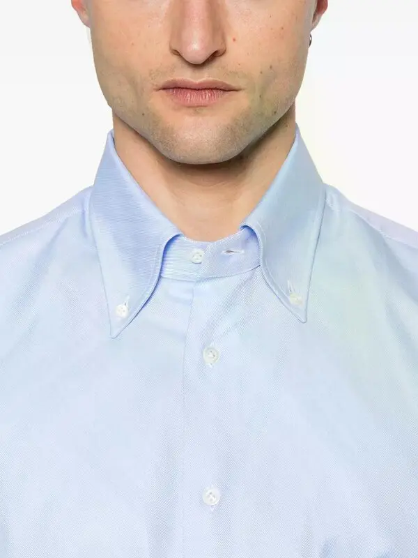 MAZZARELLI Cotton Shirt - Blue