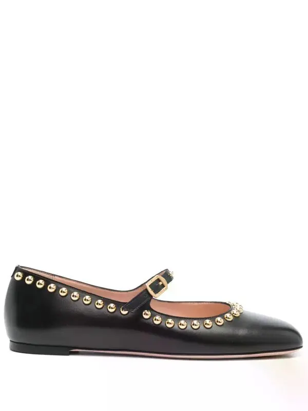 Bally Stud-embellished Ballerinas