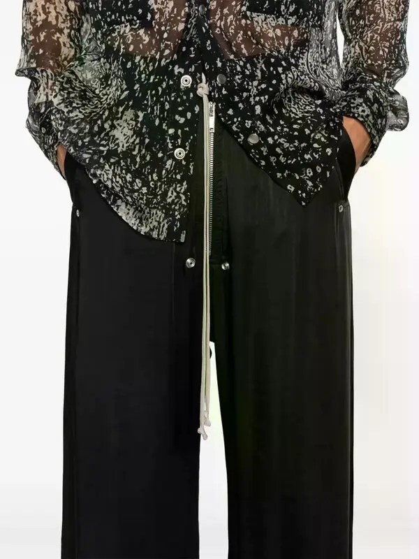 Rick Owens Wide Bela Trousers - Black