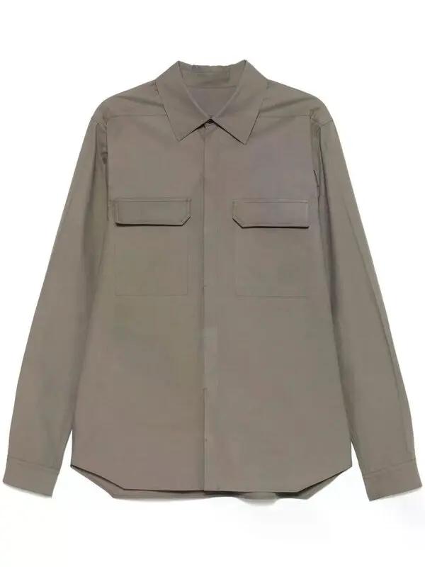 Rick Owens Work Shirt - Brown