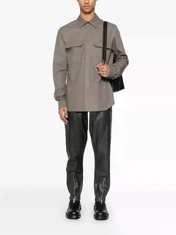 Rick Owens Work Shirt - Brown