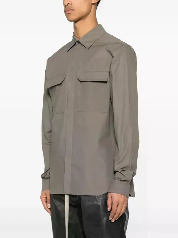 Rick Owens Work Shirt - Brown