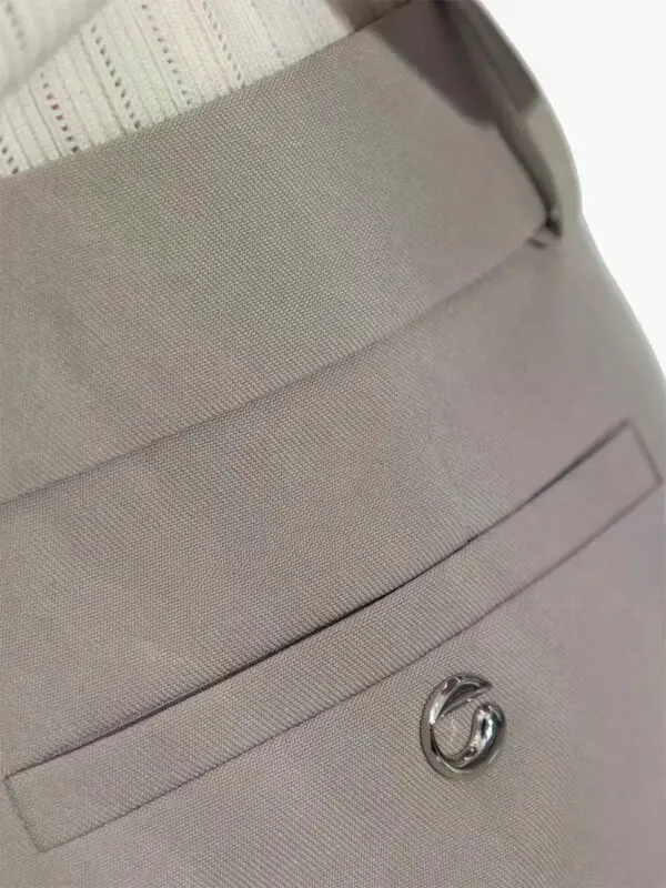Coperni Gathered Hem Tailored Mini Skirt