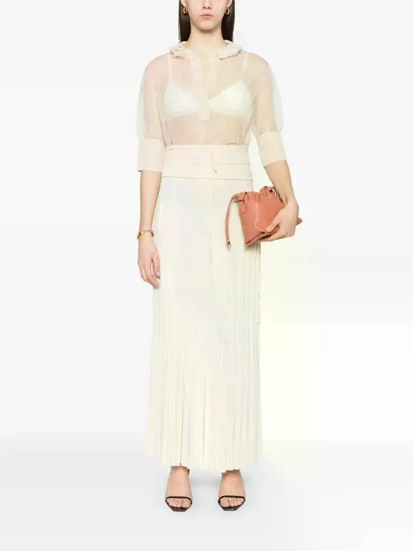Philosophy Di Lorenzo Serafini Sheer Top - Neutrals