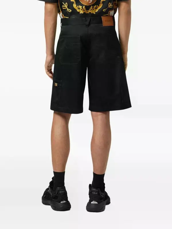 Versace Gabardine Cargo Shorts
