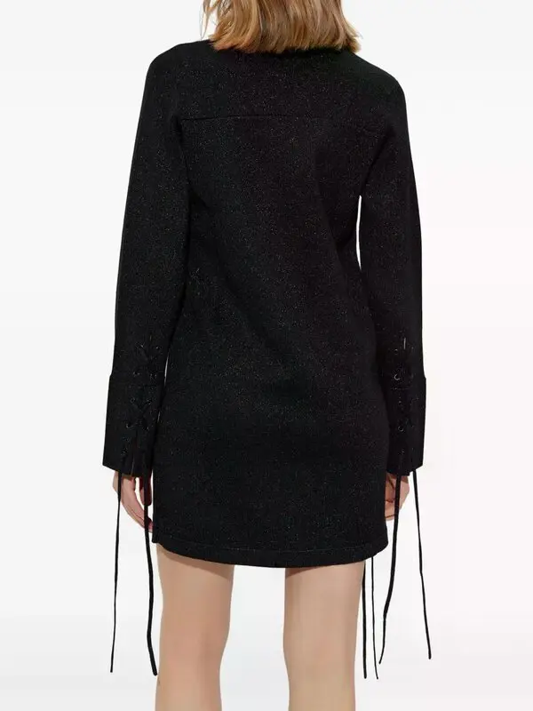 Zadig&Voltaire Metallic-thread Mini Dress